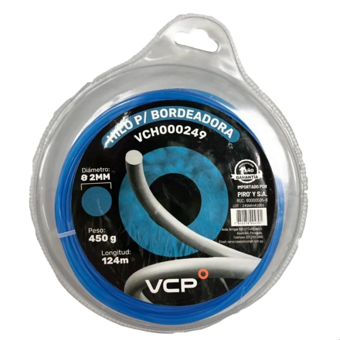 HILO P/ BORDEADORA 2MM, 124M - Distrimega - ¡Todo para el Hogar!